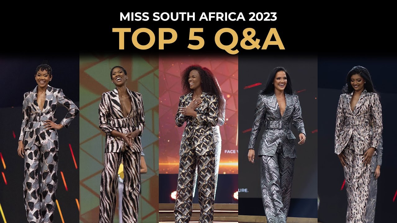 Top 5 Q&A | Miss South Africa 2023 - YouTube