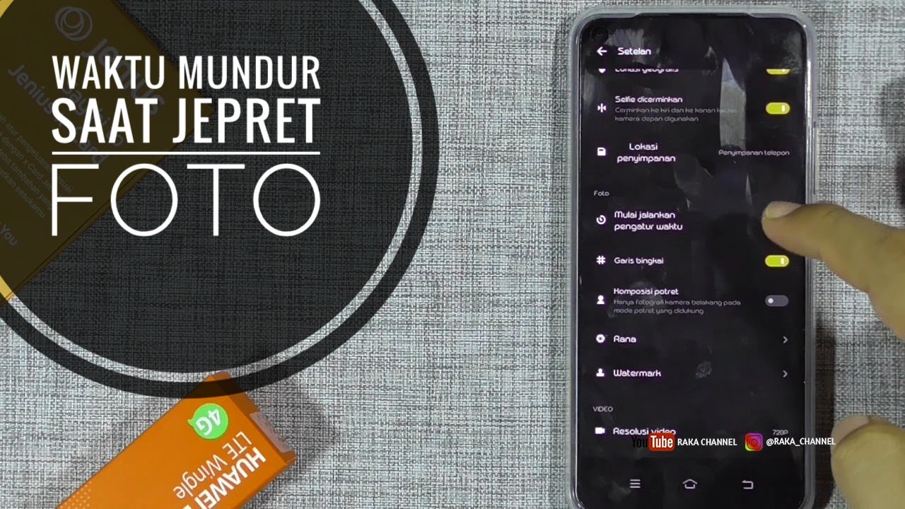 Cara mengaktifkan timer foto atau waktu mundur kamera Vivo Y30 Android ...