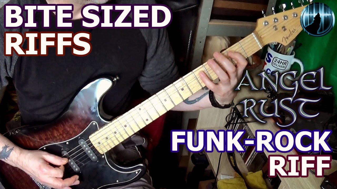 Bite Sized Riffs | ANGEL RUST - FUNK ROCK Guitar Riff WITH TAB - YouTube