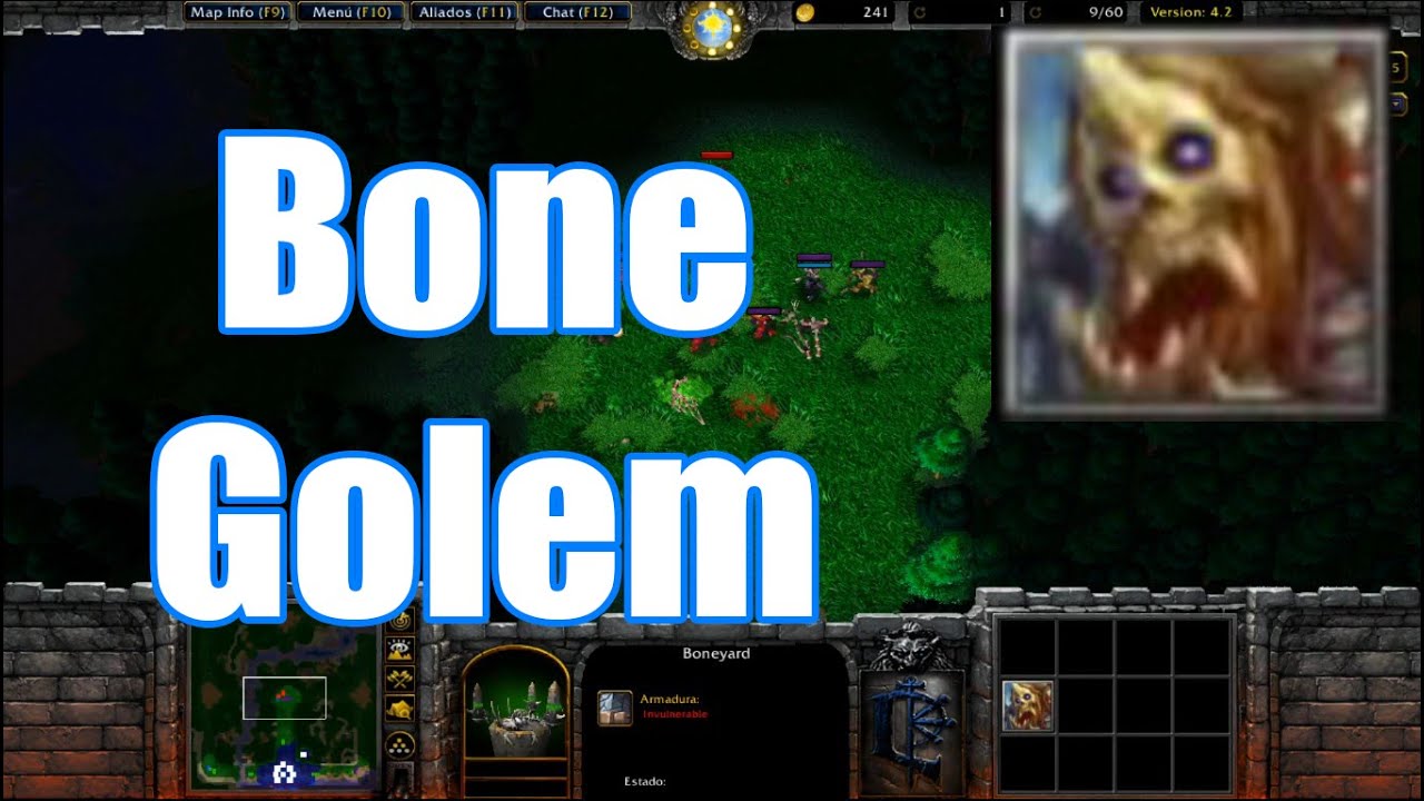 Warcraft III Survival Chaos 206 Bone Golem 2023 - YouTube