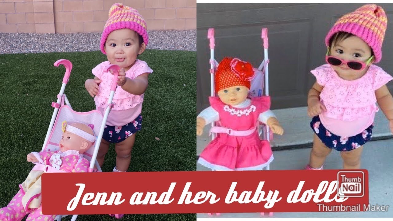 #StayAtHome It’s a beautiful day with our baby Jenn and her dolls - YouTube