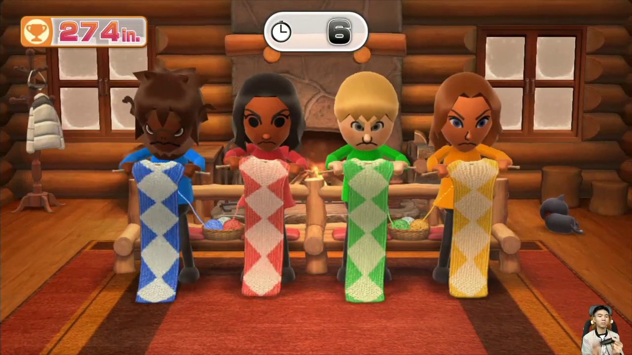 Wii Party U - All Minigames (4 Player ) Master Difficulty #38 CRAZY ...