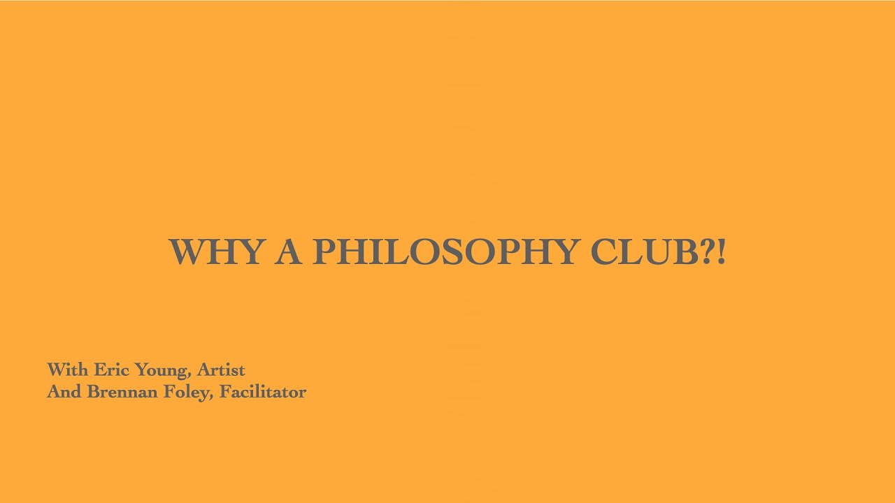 Why have a Philosophy Club? - YouTube