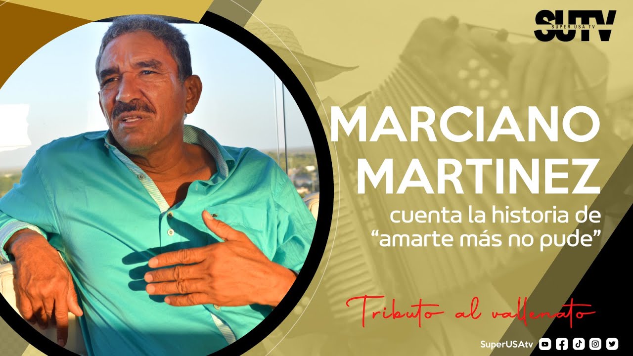 ⭐️MARCIANO MARTÍNEZ 🎙 cuenta la historia 🗣de "amarte más no pude" 🎼 ...