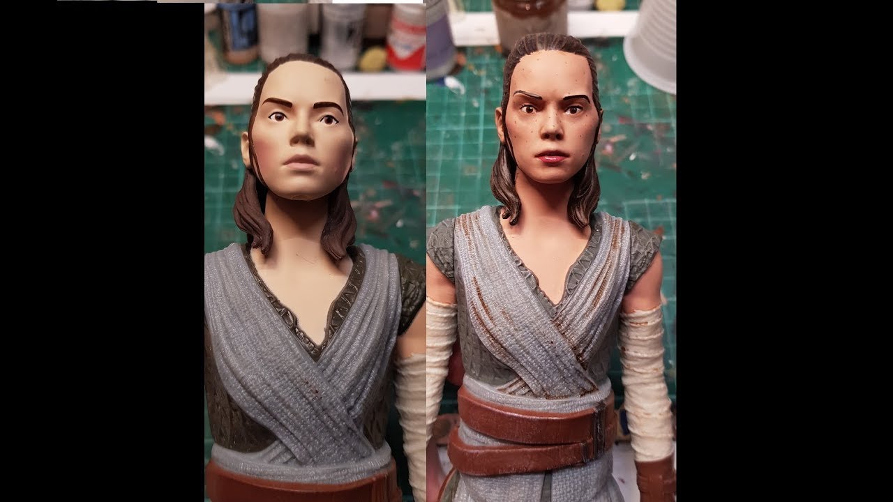 Hasbro 12" Star Wars The Last Jedi Repainting Ray (Jed Training) - YouTube