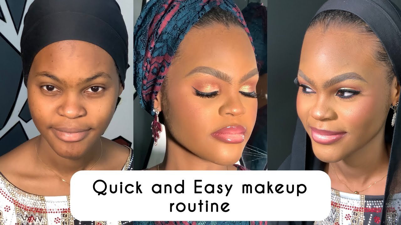 QUICK AND EASY MAKEUP ROUTINE | PARTY MAKEUP TUTORIAL | STEP-BY-STEP ...
