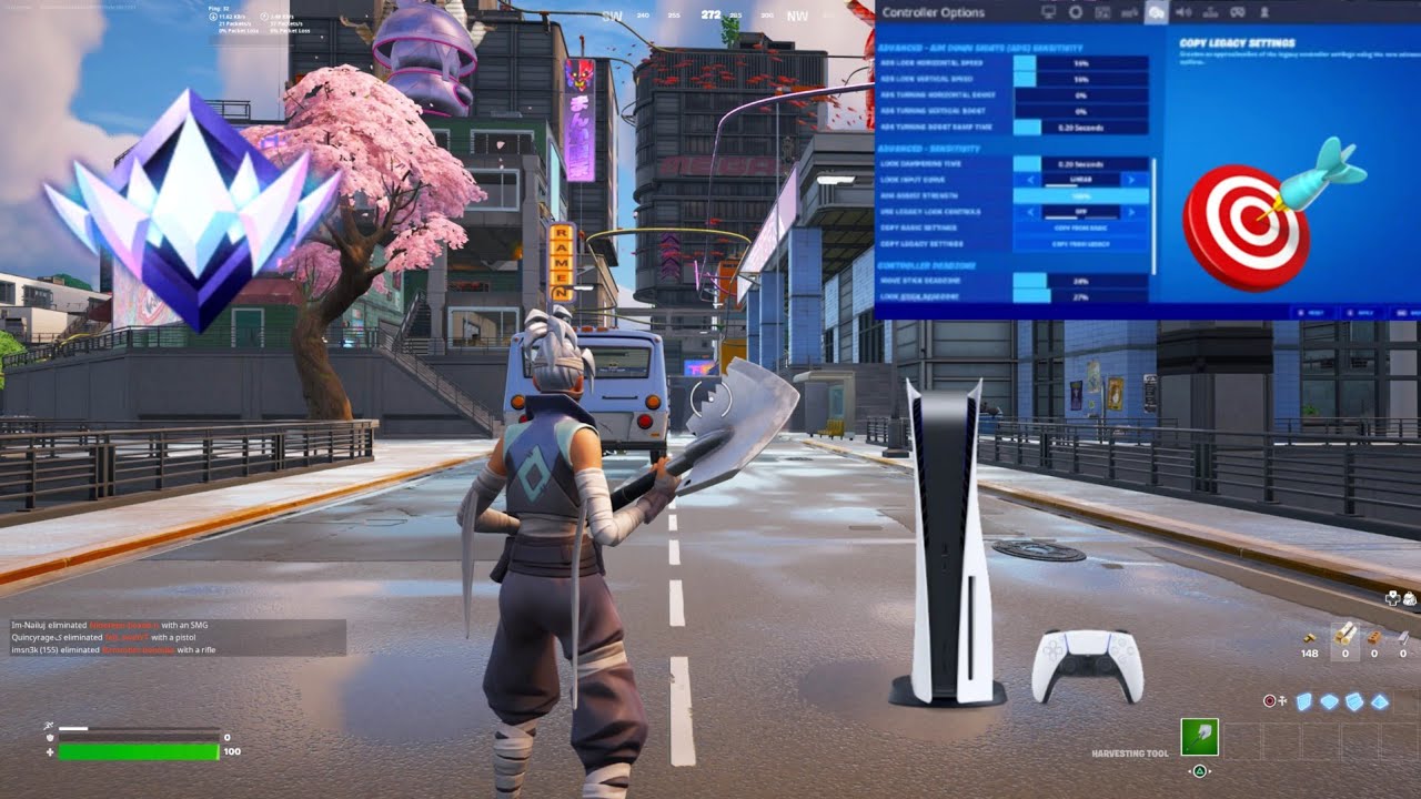 PS5 Ranked Gameplay + *NEW* Best AIMBOT Controller Settings (4k 120FPS ...