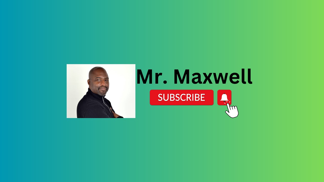 Mr. Maxwell Live Stream - YouTube