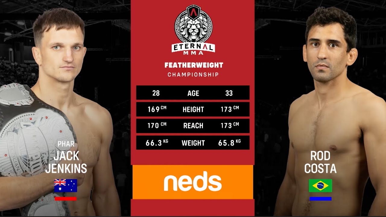 ETERNAL MMA 64: JACK JENKINS VS ROD COSTA | FULL FIGHT - YouTube