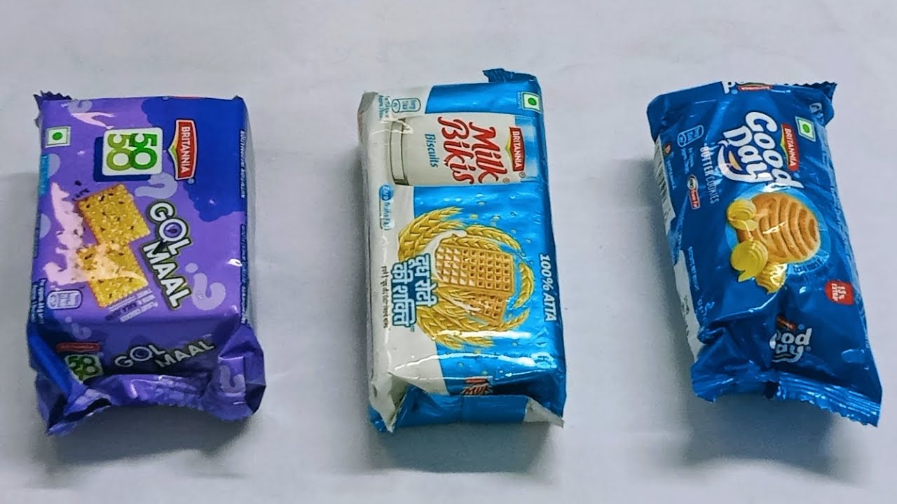 Britania 5050 GolMaal Vs Milk Bikkis vs Good Day Butter cookies 🍪🍪 ...