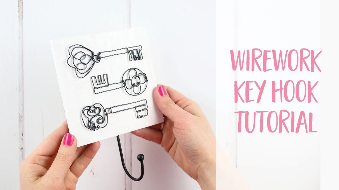 How to Sculpt Wirework Keys / Key Hook DIY Tutorial | Craftiosity ...