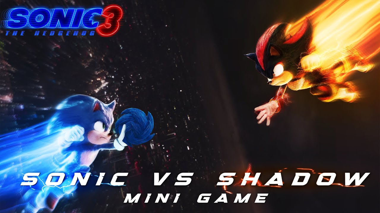 Sonic Movie 3 |Mini Game| “Sonic vs Shadow” - YouTube