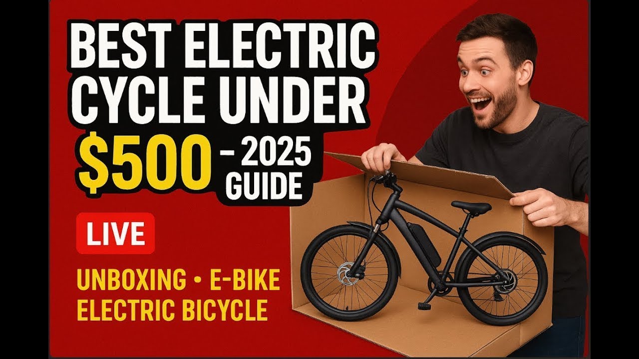 cheapest electric cycle under $459 - YouTube