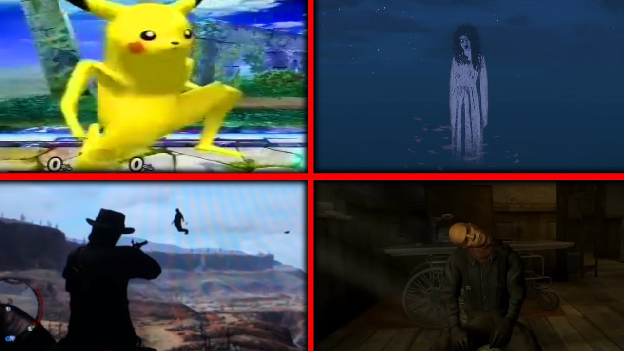 8 SCARIEST Easter Eggs & Glitches In Video Games - YouTube