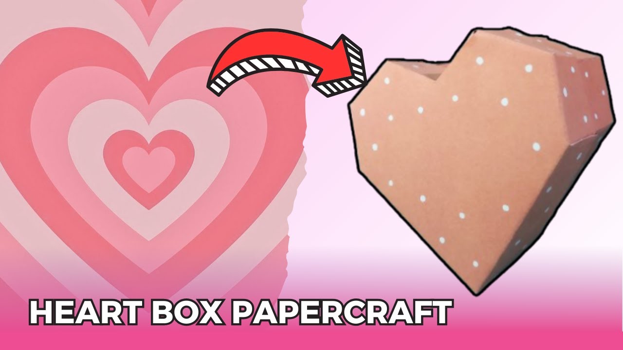 Papercraft EXPERTS Agree This Red Heart Box is a MUST HAVE - YouTube