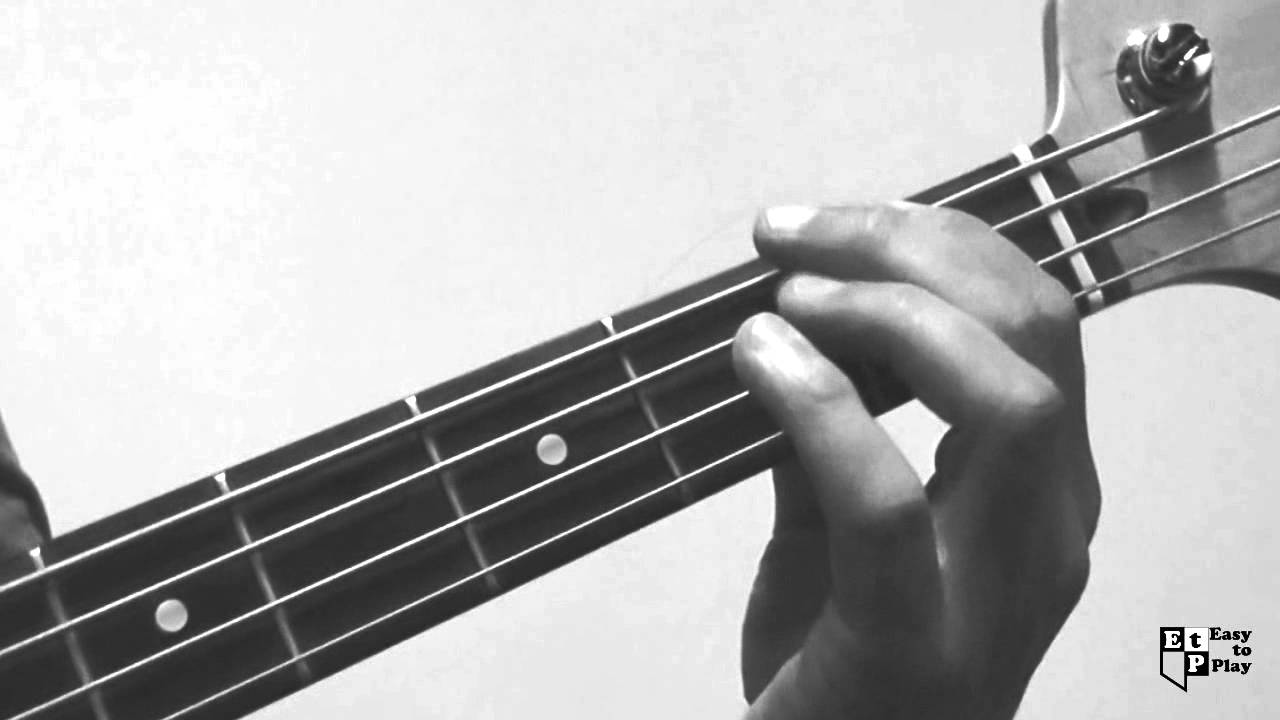 Smells Like Teen Spirit Bass Line (Nirvana Cover) How to Play Lesson ...