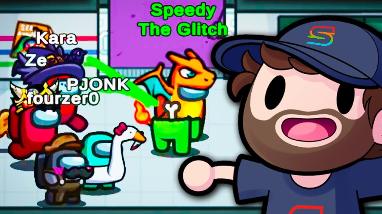 Speedy the Speedy Glitch! - Among Us Proximity Chat - YouTube