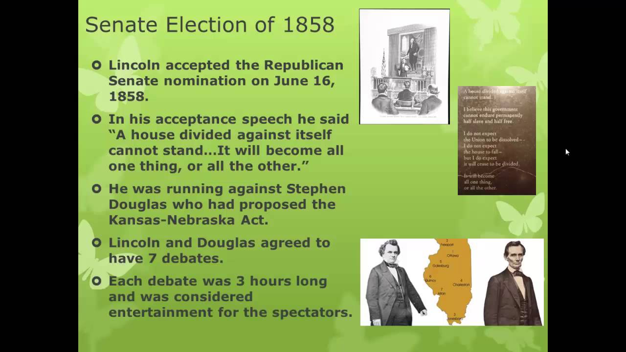 Abraham Lincoln and the Lincoln Douglas Debates - YouTube
