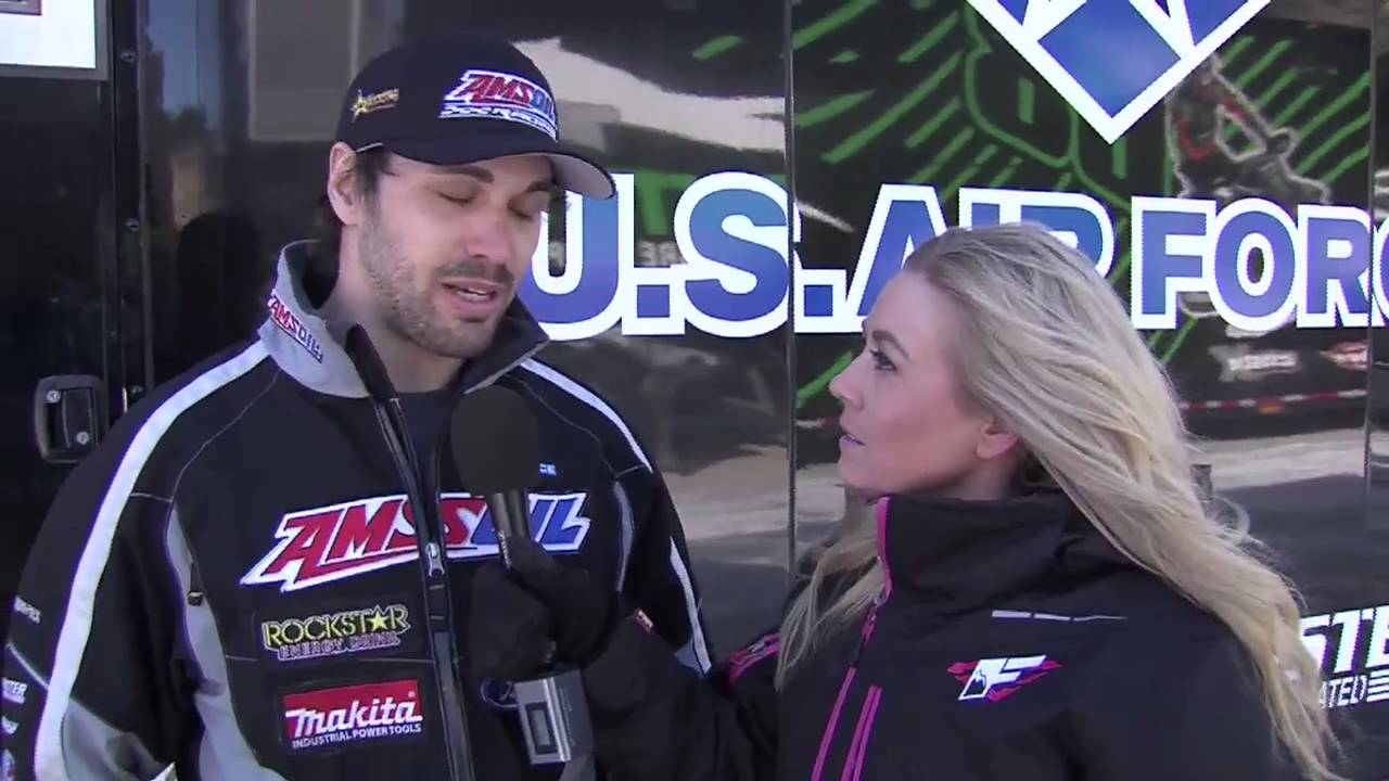 Tim Tremblay talks to Carly Aplin | AMSOIL Championship Snocross - YouTube
