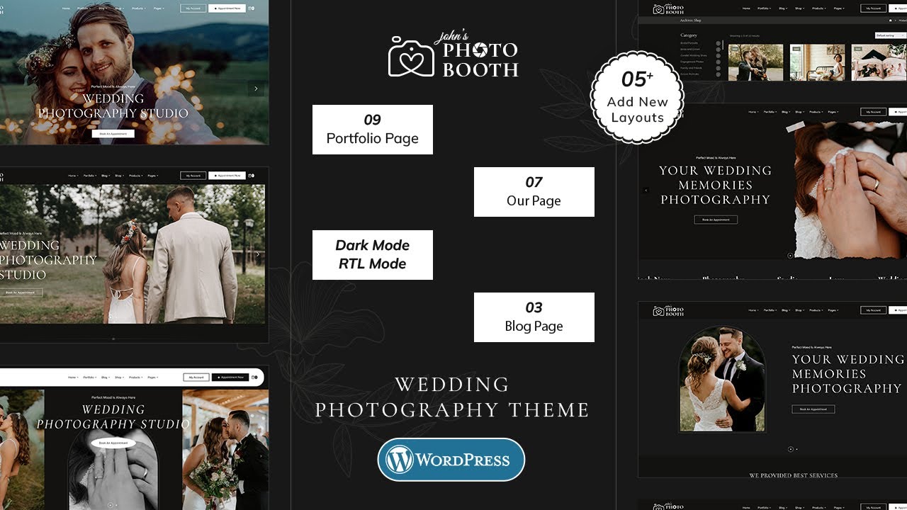 PhotoBooth WooCommerce Theme - TemplateTrip - YouTube