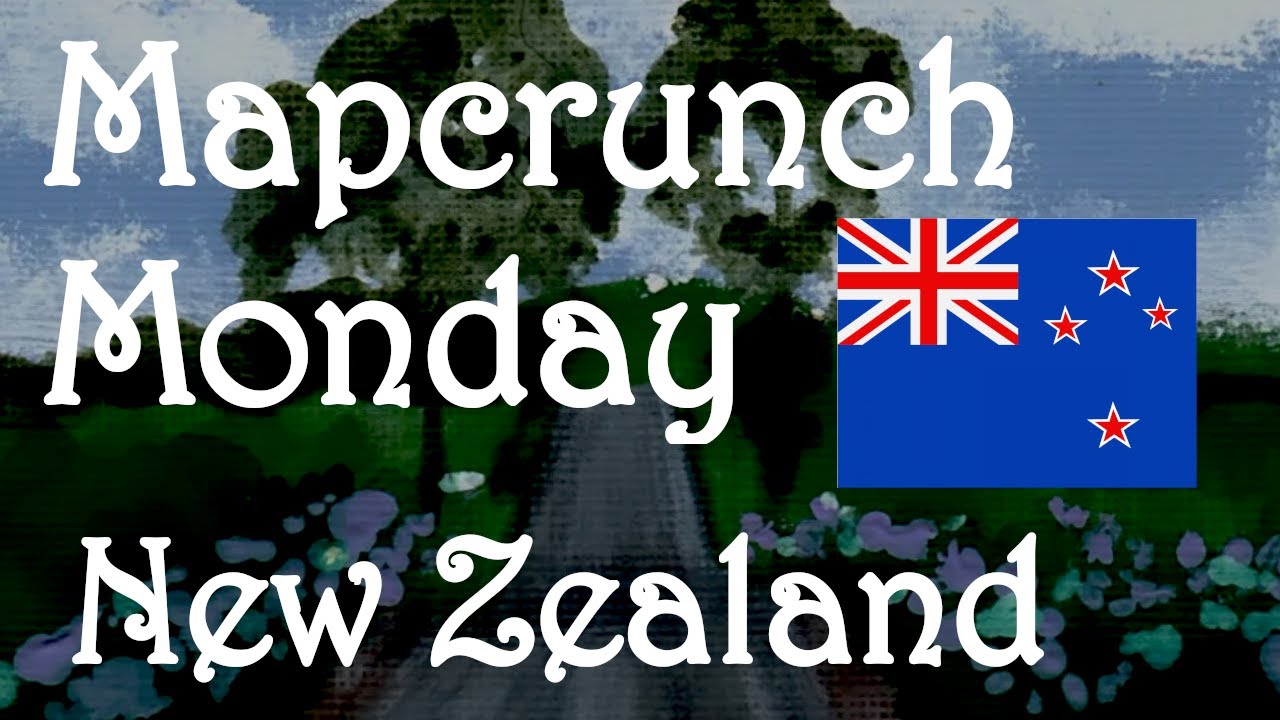 Mapcrunch Monday - New Zealand - Inktober52 2024 - Spring - YouTube