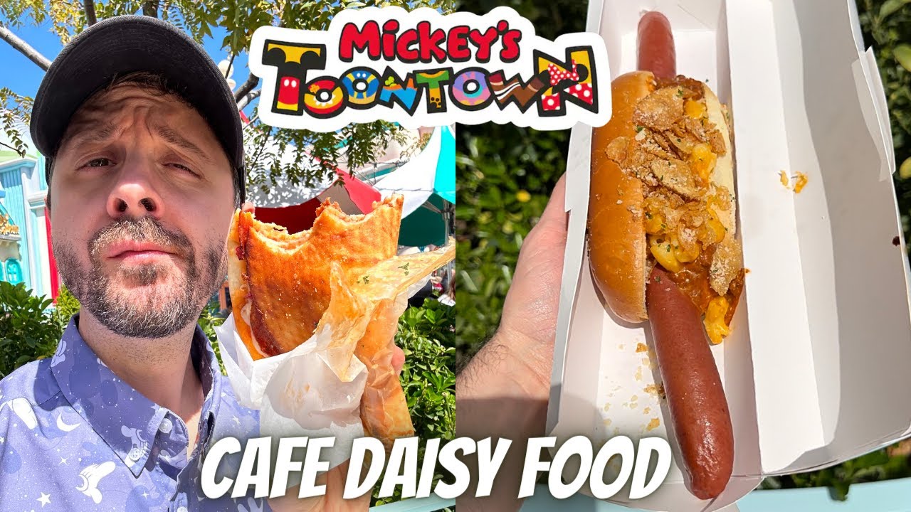 ToonTown Food! Finally Trying The New Food at Cafe Daisy! - YouTube