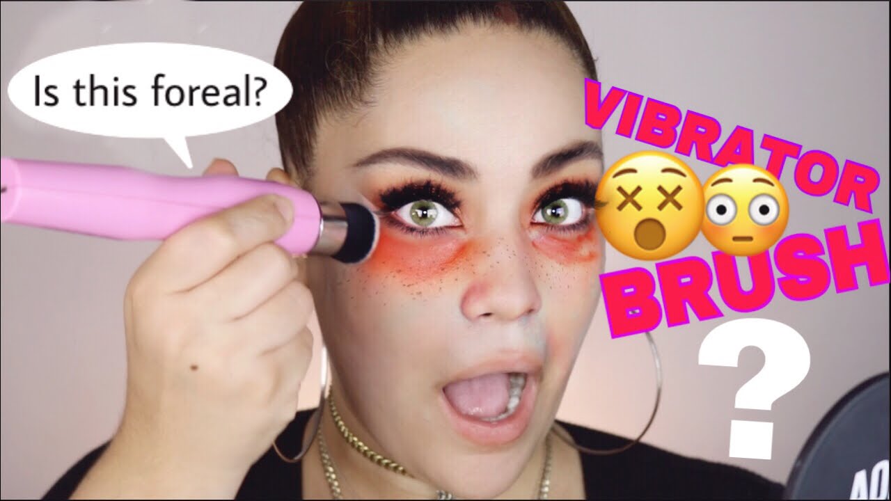 A SONIC MAKEUP BRUSH TO APPLY FOUNDATION | IS THIS FOREAL ?! - YouTube