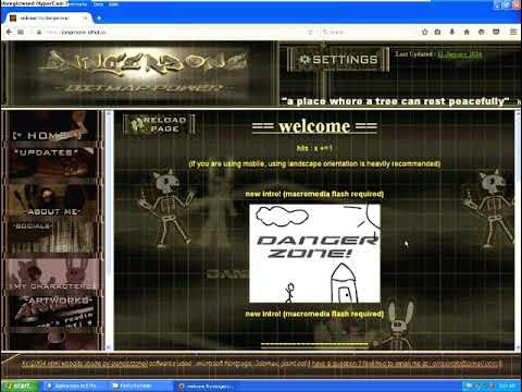 dangerzone website flash intro - YouTube