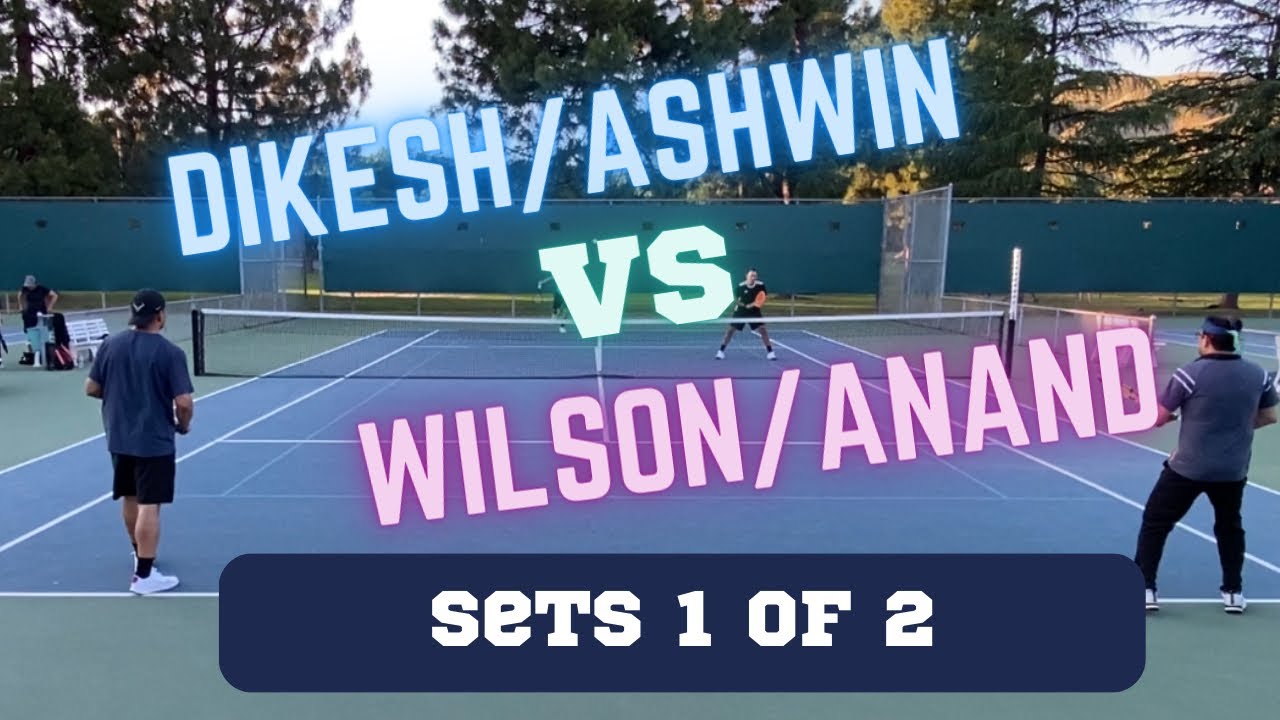 Exciting Tennis doubles full match | Dikesh/Ashwin Vs Wilson/Anand | Sets 1 of 2 #tennis # ...