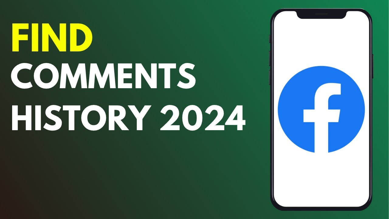 How to Find Comments History on Facebook in 2024 - Mobile - YouTube