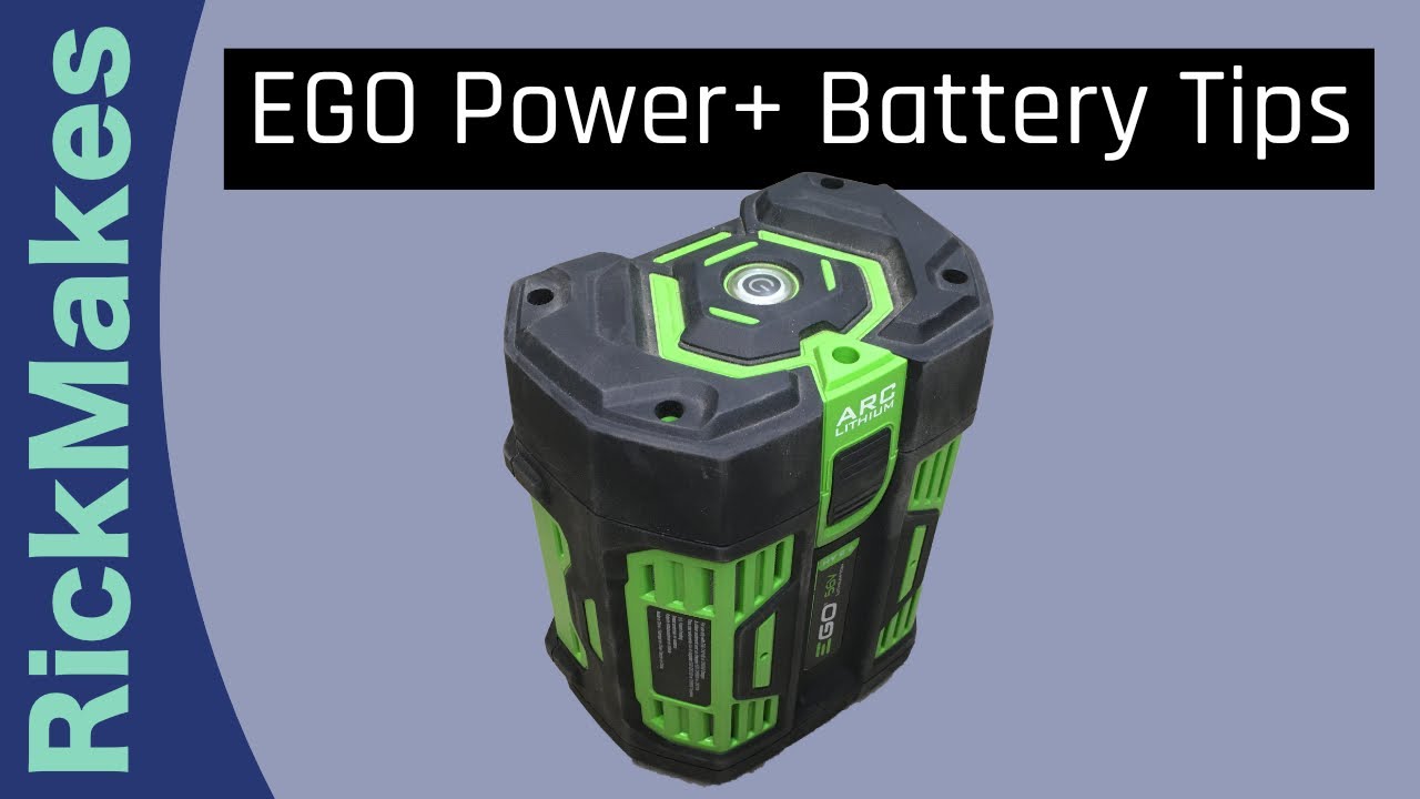 EGO Power+ Battery Tips - YouTube