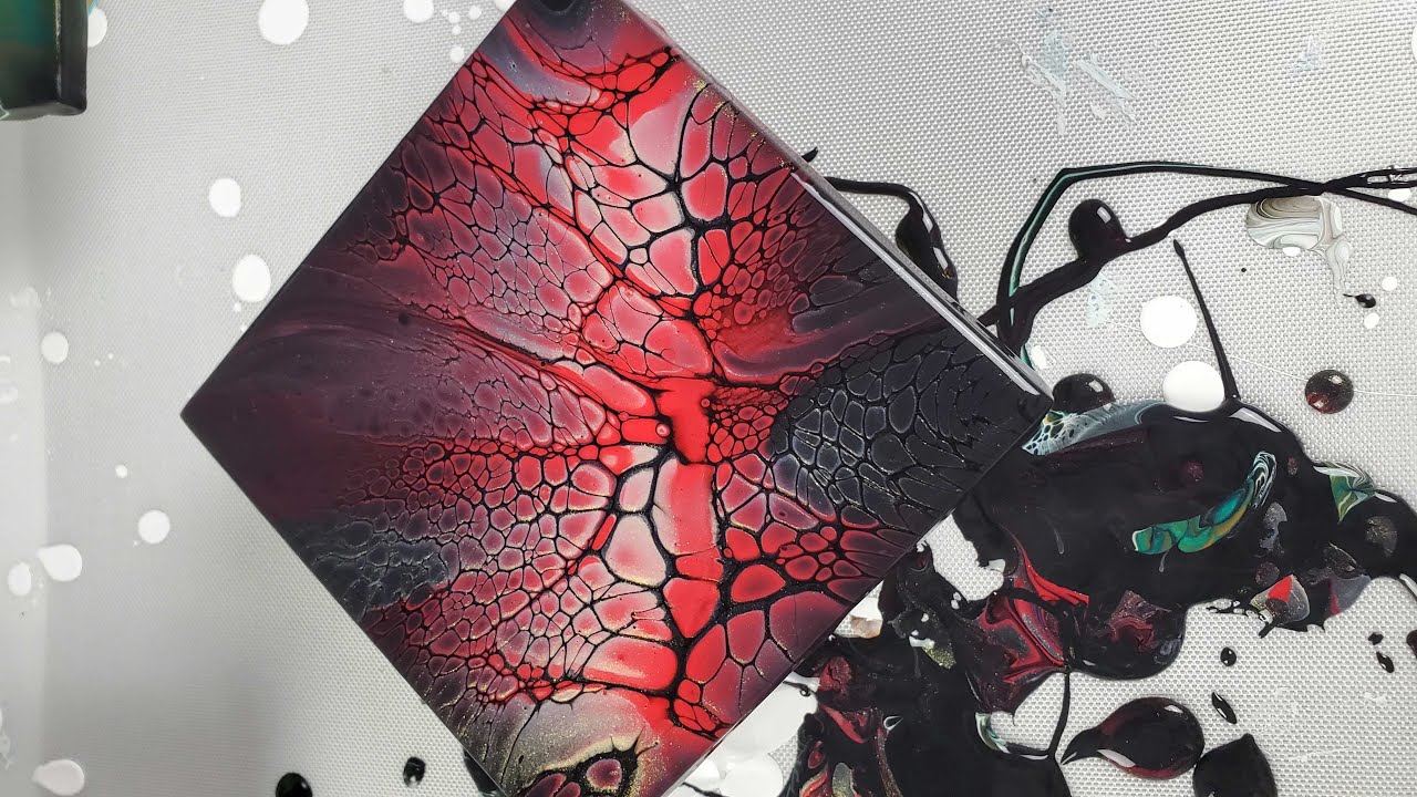 SheleeArt Bloom Technique - Fluid Art - Acrylic Pouring - Coasters ...