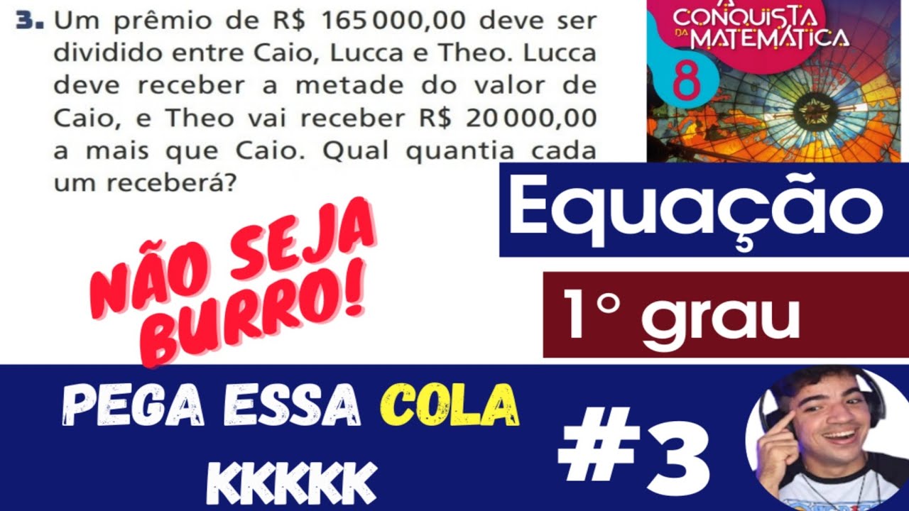 Q3 Um Prêmio De R 165 000 00 Deve Ser Dividido Entre Caio Lucca E