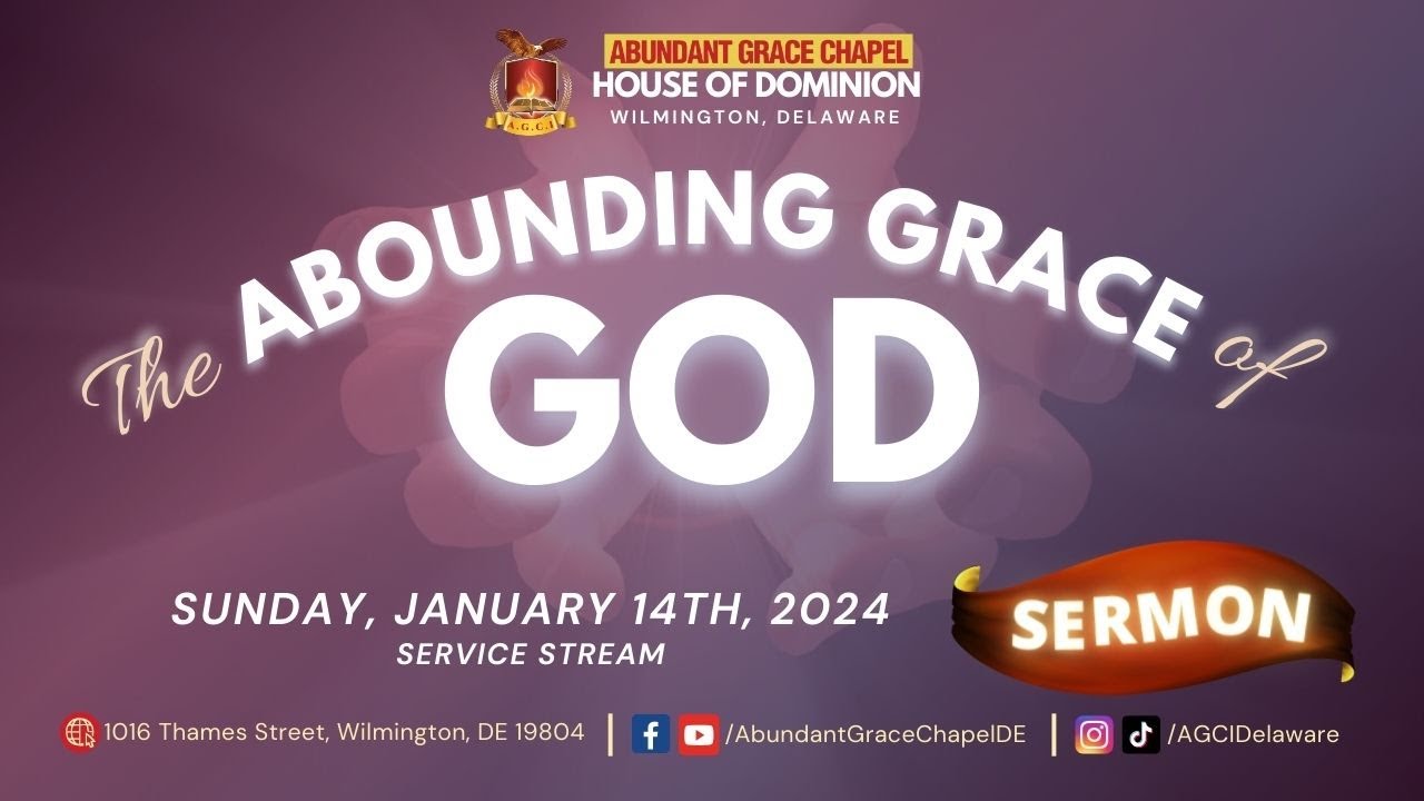 [SERMON] The Abounding Grace of God - Pastor Cy Forh | Sunday, January ...