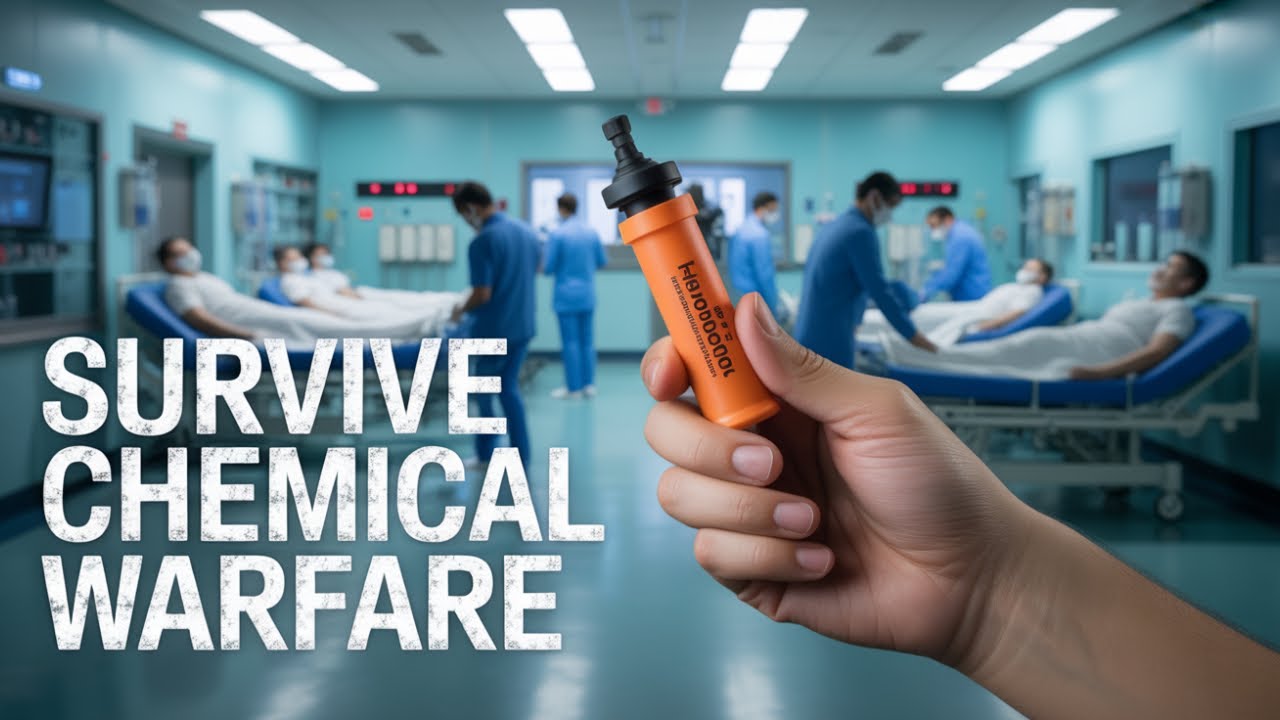 NBC Warfare Explained How 2 PAM Chloride & Atropine Injectors Saves ...