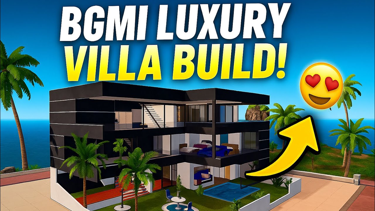 HOW TO CREATE THIS LUXURY BGMI Home Level 28 | New BGMI Home Design 🏠 ...