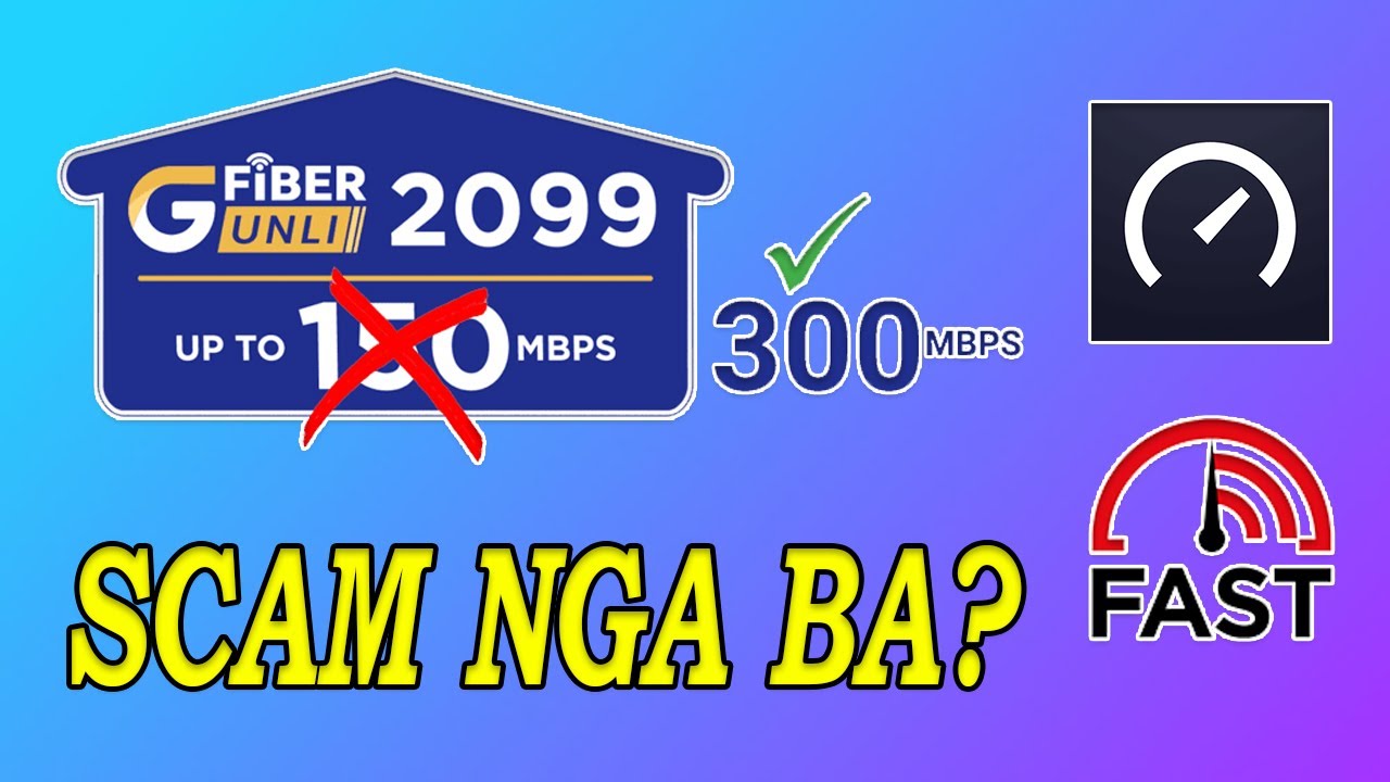 GLOBE FIBER 2099 300MBPS SPEED TEST - YouTube