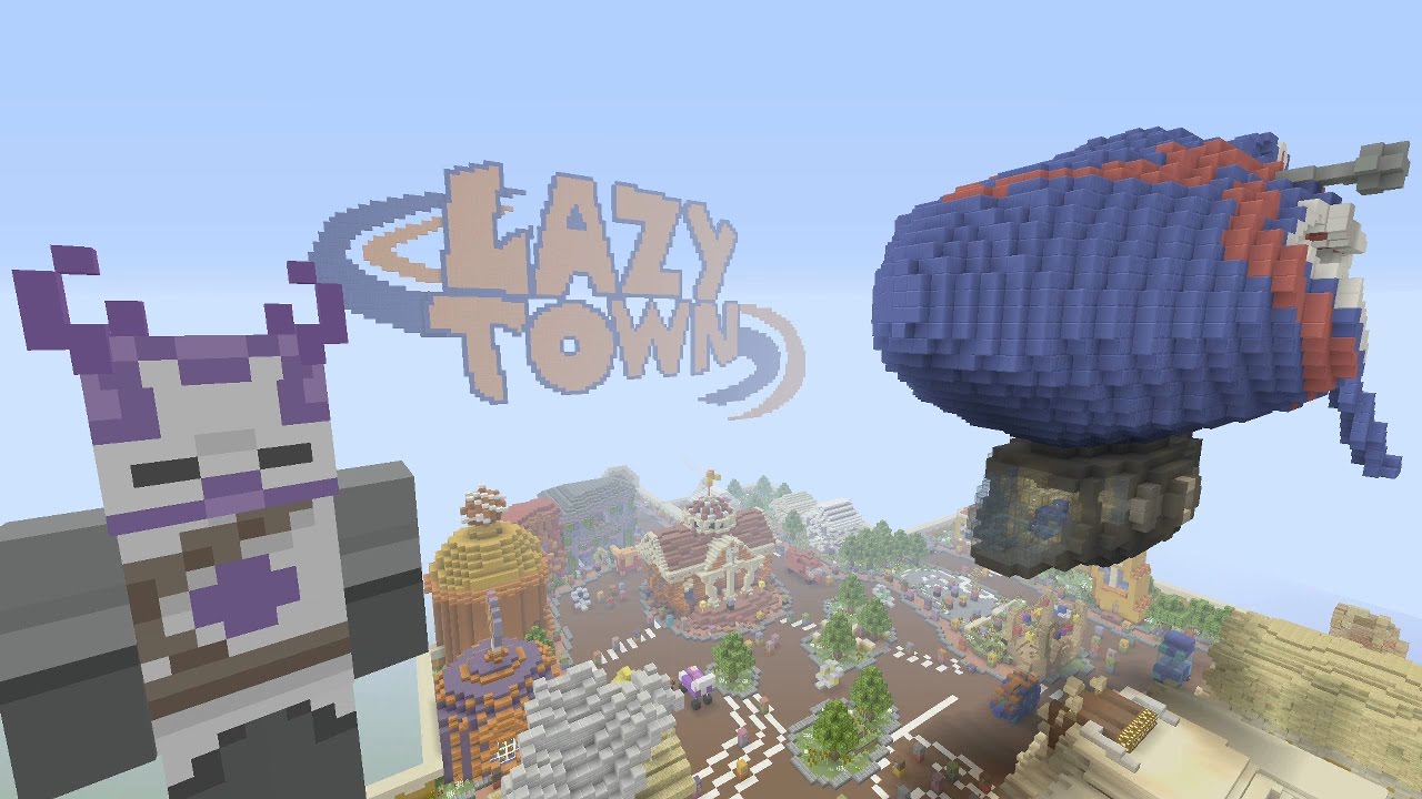 Robbie's Evil Plan!! Lazy Town MM { Minecraft Xbox360 } - YouTube