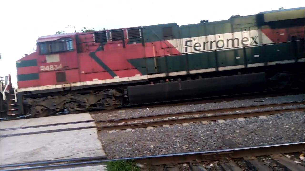 Ferrosur 4538 4406 4834 4416 y 4720 saliendo de Veracruz rumbo a Orizaba - YouTube