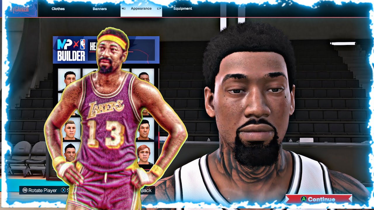 *NEW* WILT CHAMBERLAIN FACE CREATION in NBA 2K24! BEST CREATION IN THE ...