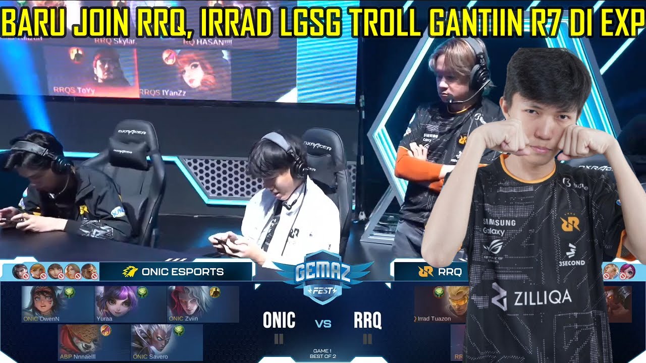 1RRAD KAGET GANTIIN R7 DI EXP MALAH JADI GINI MAINNYA !! RRQ HOSHI VS ...