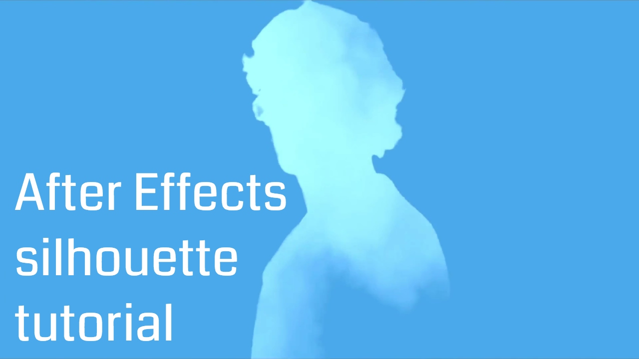 after effects silhouette tutorial - YouTube