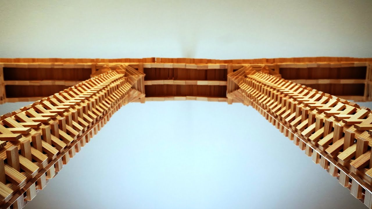 Domino Kapla #12: HUGE Temple (construction) - YouTube