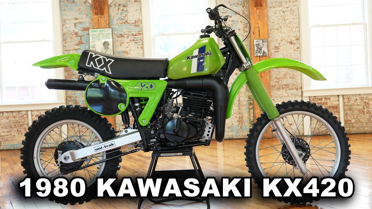 1980 KAWASAKI KX420 UNI-TRAK - YouTube