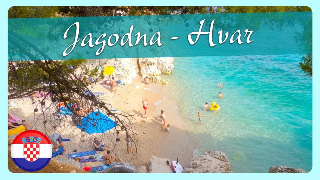Exploring Jagodna Bay 🌴 Tranquil Beach of Hvar Island 🌞 4K 60fps - YouTube