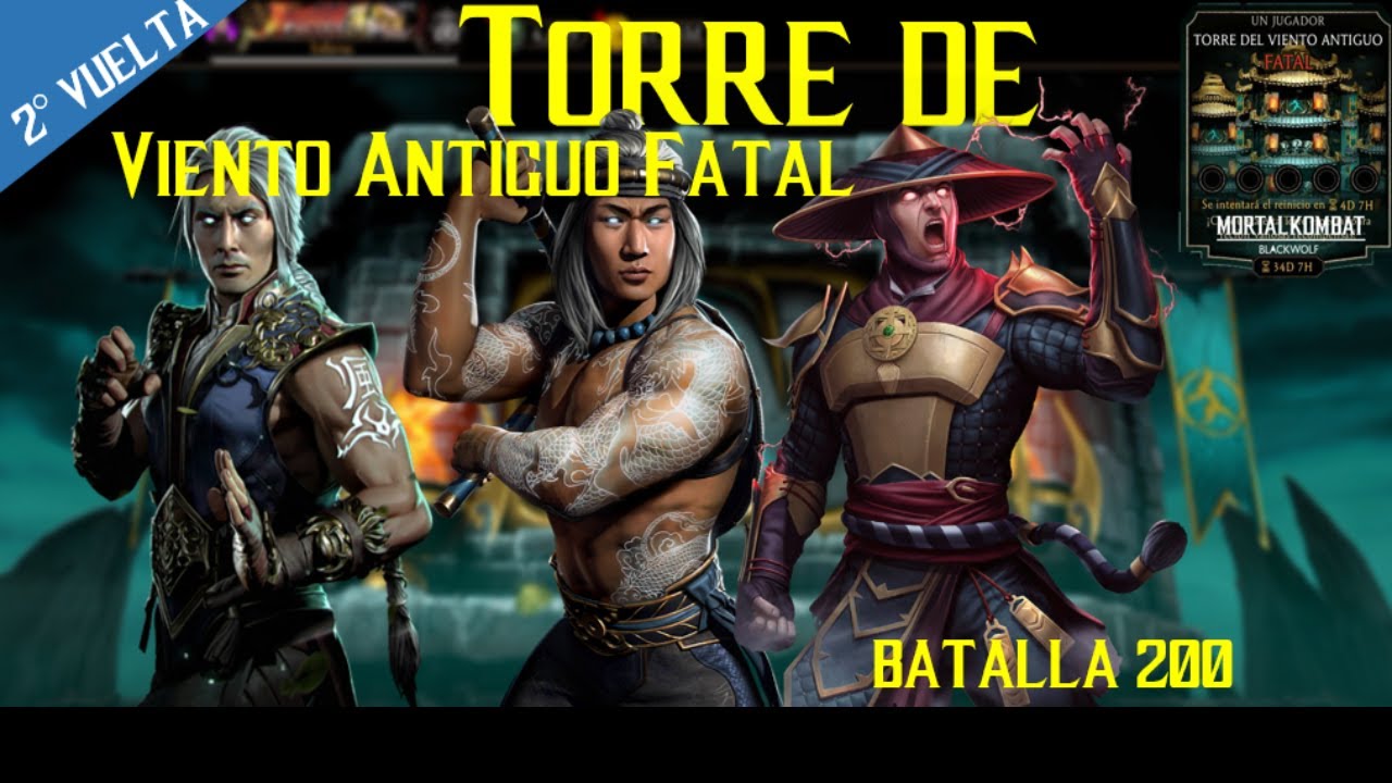 ÁRBOL DE TALENTOS & BATALLA 200 || TORRE DEL VIENTO ANTIGUO FATAL || Mortal Kombat Mobile - YouTube