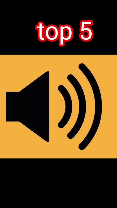 Top 5 funny sound effect 😜 |Funny sound effect no copyright |#funnysound #short - YouTube