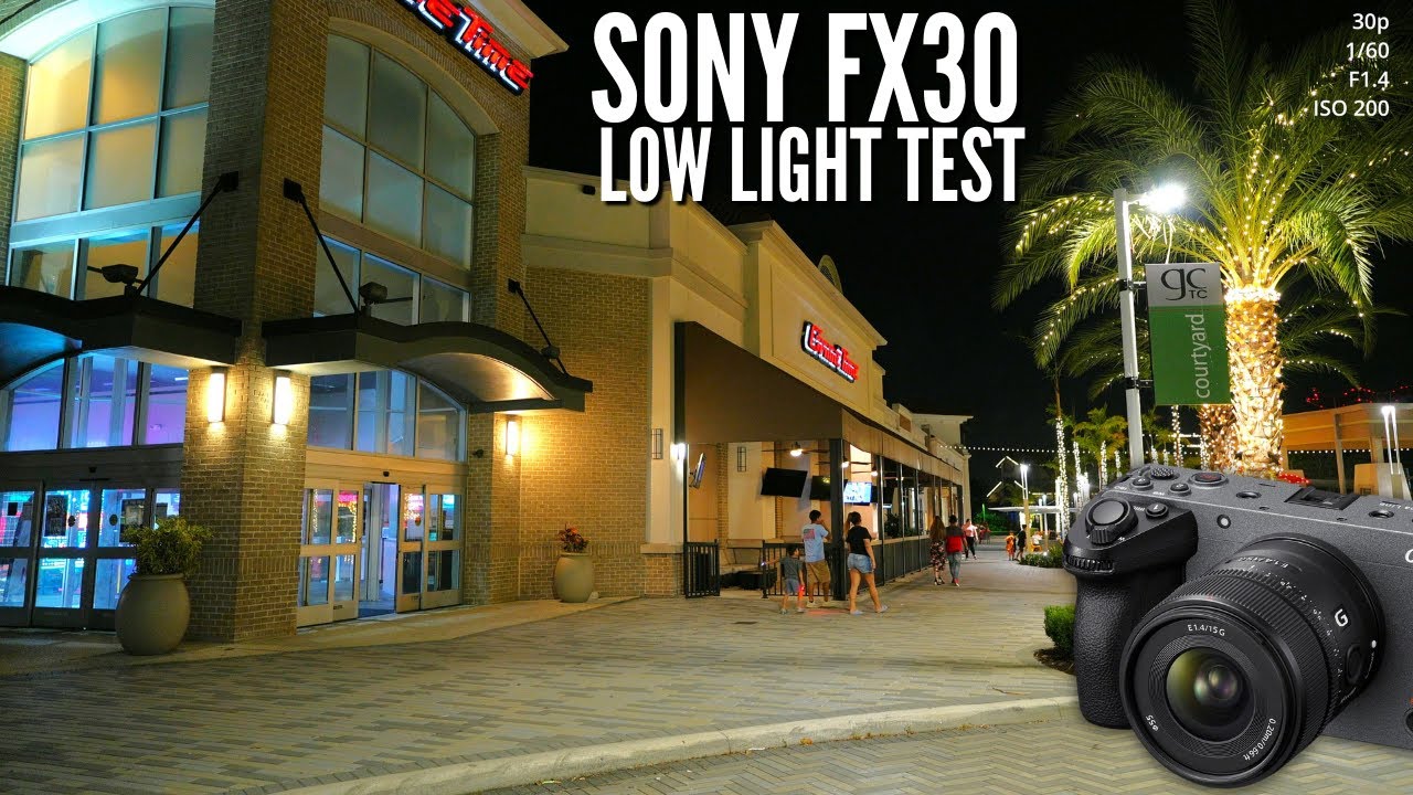 Sony FX30 Low Light Test - G 15mm f1.4 - [Unfiltered clip] - YouTube