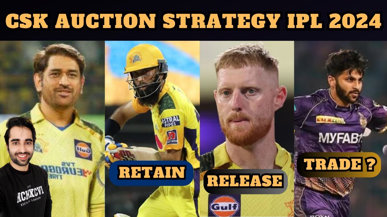 Chennai to Release Ben Stokes ? CSK Auction Strategy for IPL 2024 | CSK ...