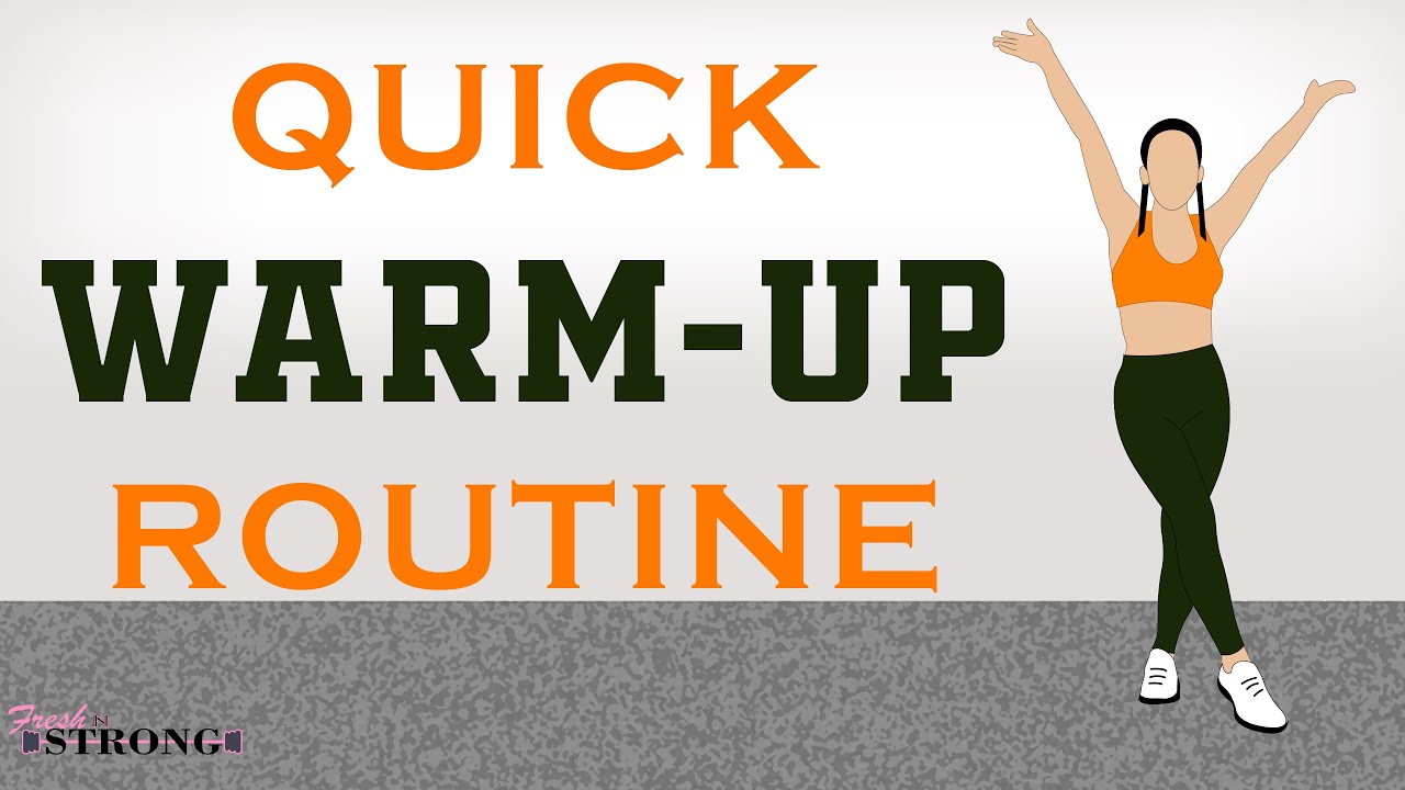 Quick Warm Up Routine | Before Your Workout | At Your Home. - YouTube